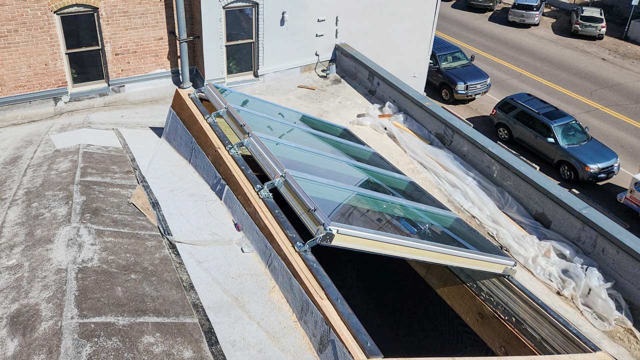 Velux Modular Skylight Installation – Commercial Skylight Repair